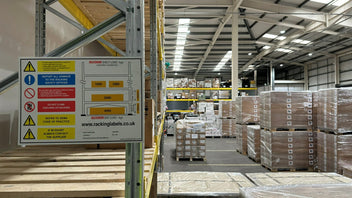 Warehouse racking location labels & signage custom made fast in the UK ...